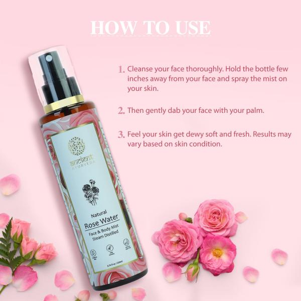 THE SKIN CO. Natural Rose Water- 200 ML - JioMart