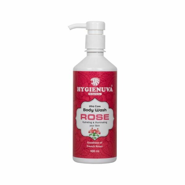 Hygienuva Regular Body Wash ( Rose) - 500 ML - JioMart