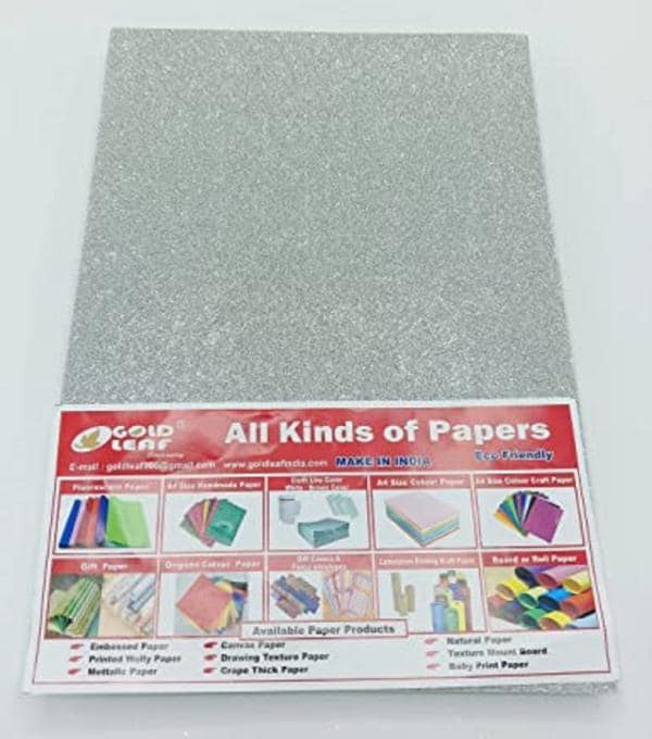 GOLD LEAF Glitter EVA Foam Sheets For Art And Craft Work Decoration ...