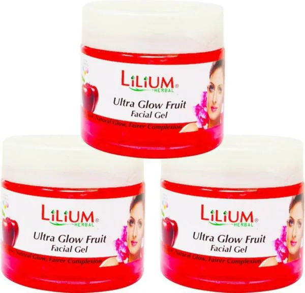 Lilium Herbal Ultra Glow Fruit Facial Gel, 10 G (Pack Of 3) - JioMart