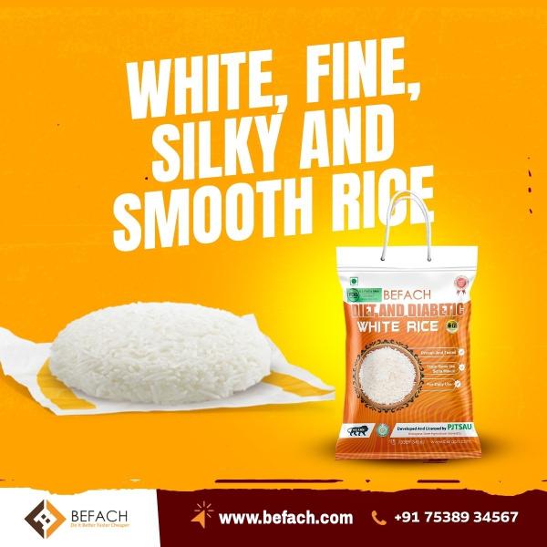 BEFACH Diet and Diabetic White Rice (4.5 KG) | Certified National ...