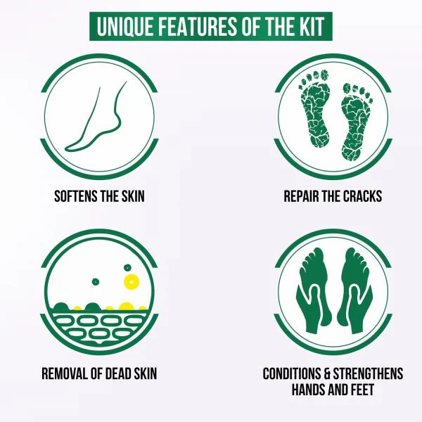 EARTH THERAPY 6 in 1 Manicure Pedicure Hand-Foot Spa Kit - Cleanser ...