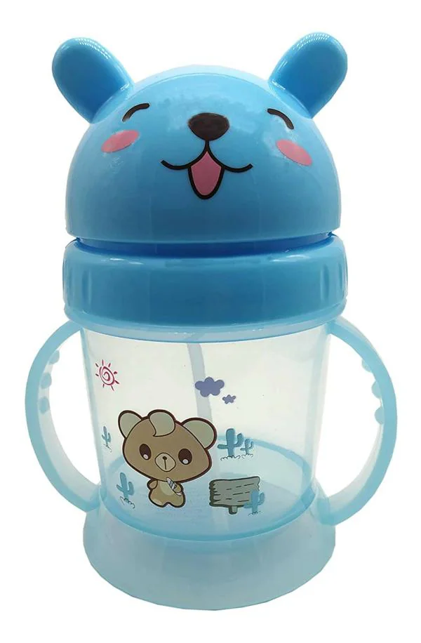 Te Quiti baby sippers for kids cartoon printed cups cum water bottle ...
