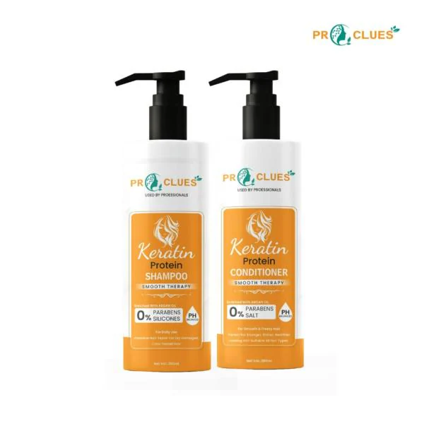 Proclues Keratin Smooth Shampoo With Keratin Smooth Conditioner 2 Items ...