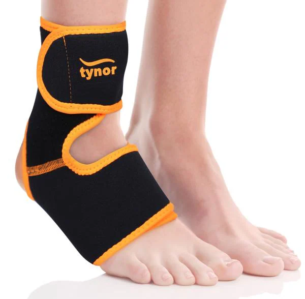 Tynor Ankle Support (Neo), Black & Orange, Universal, 1 Unit - JioMart