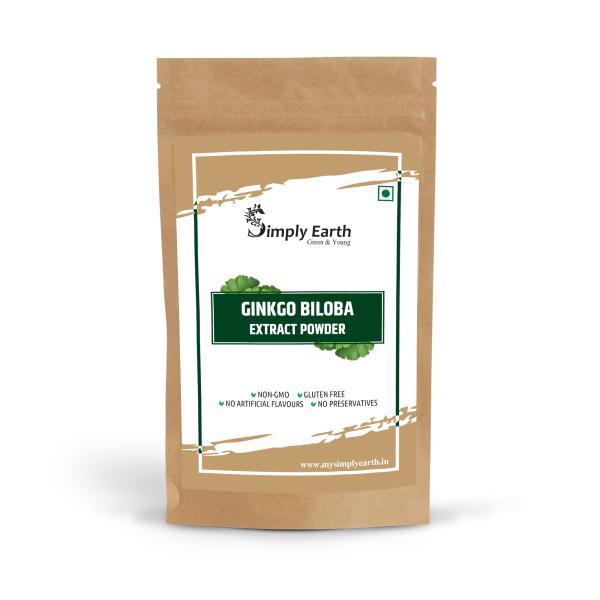 Simply Earth Extra Strength Premium Pure Organic Ginkgo Biloba Powder ...