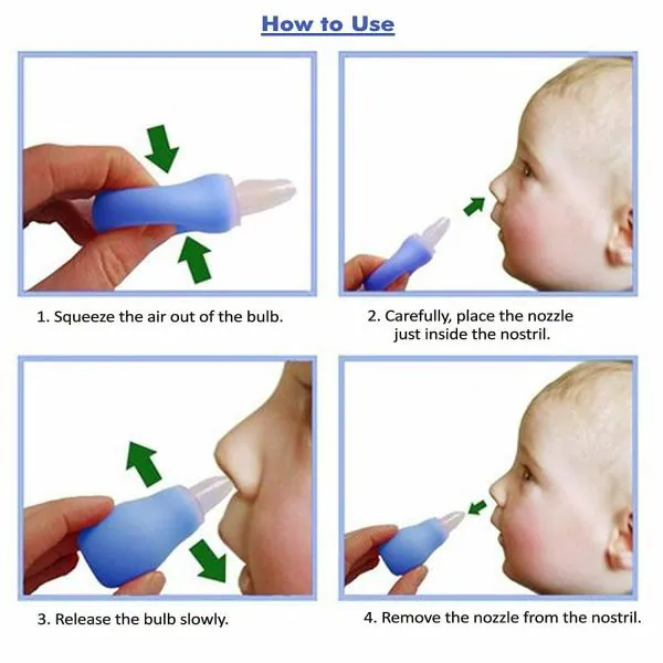 Safe-o-kid Silicone Baby Nose Cleaner Nasal Aspirator, Vacuum Sucker ...