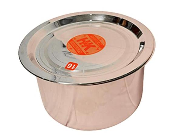Super HK Stainless Steel Tapeli with LID Set 8 litres - JioMart
