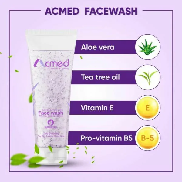 Acmed Pimple Care Face Wash (70gm) - JioMart