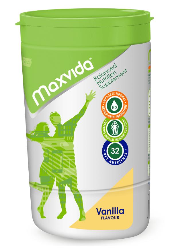 Maxvida Balanced Nutrition Supplement for Adults - BIB (Vanilla ...