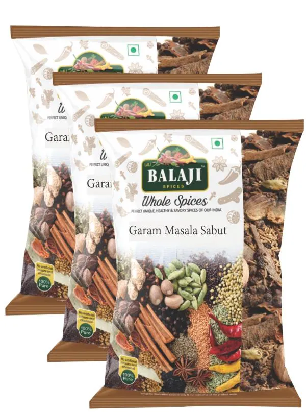 Lali Balaji spices Whole Garam Masala 400gm (100gm x 4pc) - JioMart