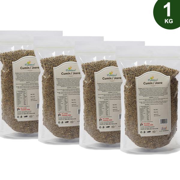 Farmbean Natural Premium Cumin Seeds1kg | Jeera | Cumin | Jiru | Zeera | Jeelakarra - 1kg 100% ...