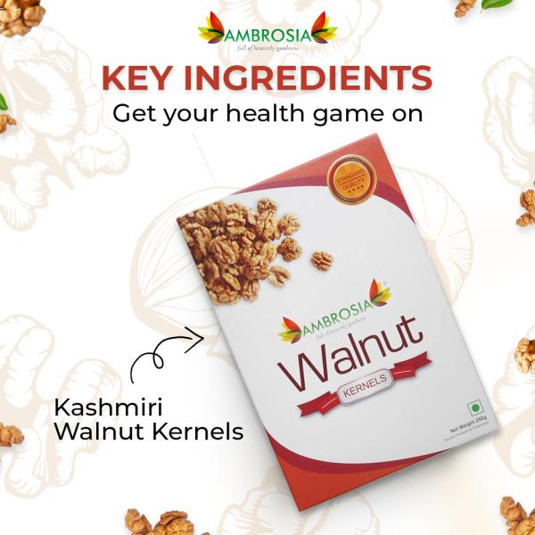 Ambrosia Walnut Kernels Light Halves 250g - JioMart