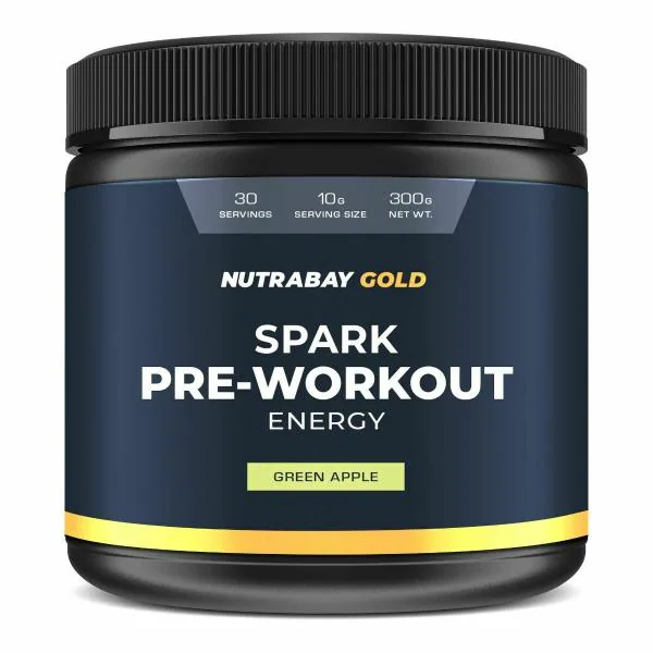 Nutrabay Gold Spark Pre-Workout - Green Apple 250g - JioMart