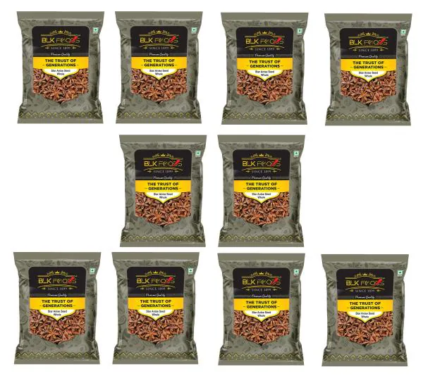 BLK Foods Daily Star Anise Seed Whole (Badiyan) 1000g (10 X 100g) - JioMart
