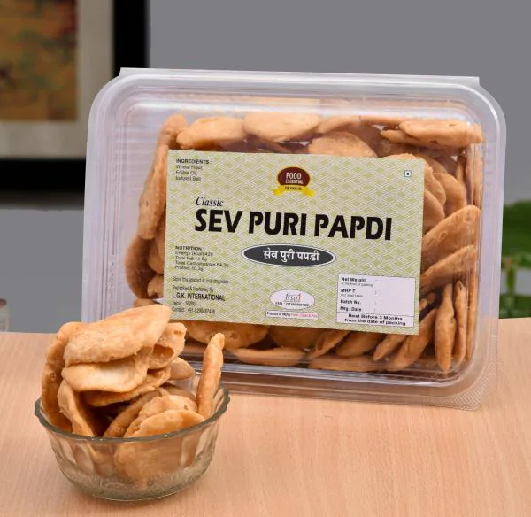 Papdi Chaat & Sev Puri 500 gm. (Pack of 1) - JioMart