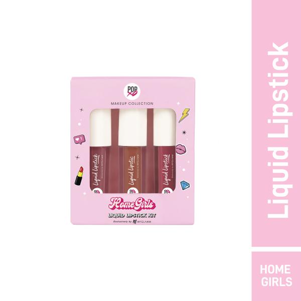 MyGlamm Makeup Homegirls Liquid Lipstick kit-Cheerleader, Ride or Die ...