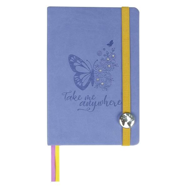 Doodle Premium Hard Bound PU Notebook Diary With Slider A5, 80 GSM, 192 ...