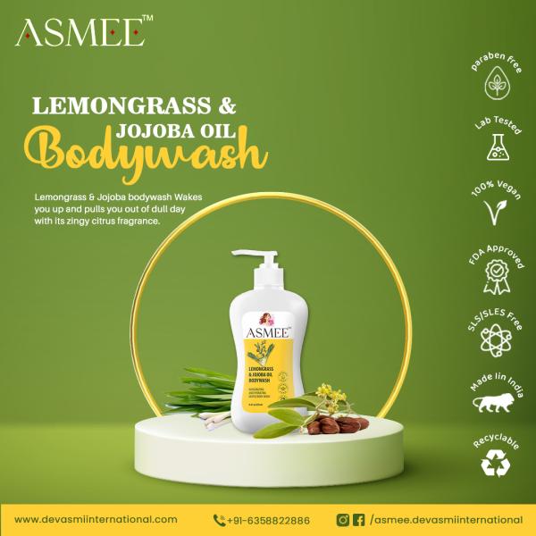 Asmee - Bodywash Lemongrass & Jojoba oil - JioMart