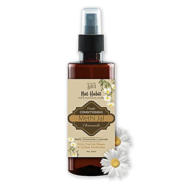 Nat Habit Chamomile Conditioning Methi Jal, Hair Spray Serum| Hair ...