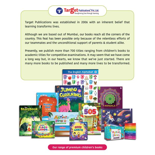 Target Publications Educational Charts for Kids 2-7 yrs (Set of 7 ...