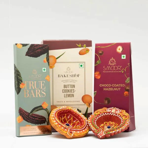 SMOOR premium special Nuts and Cookies combo with Diya - JioMart