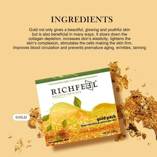 Richfeel Richfeel Gold Pack 100 G - JioMart