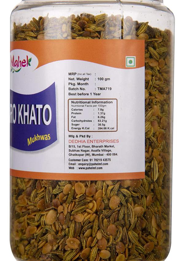 Mahek Kharo Khato Mukhwas 100G - JioMart