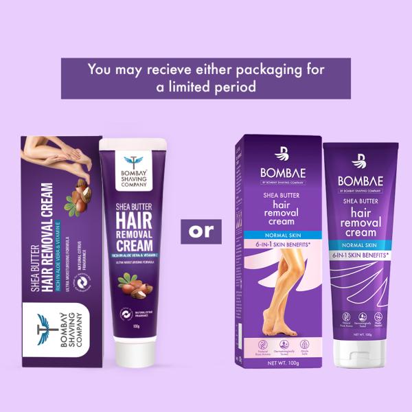 Bombae Shea Butter Hair Removal Cream, 100g - JioMart