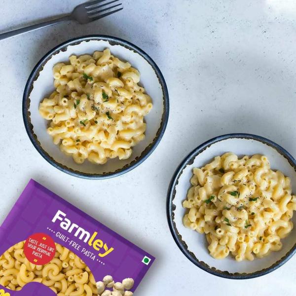 Farmley Makhana Penne & Macaroni Pasta Combo 800g (Pack of 2, Each-400g ...