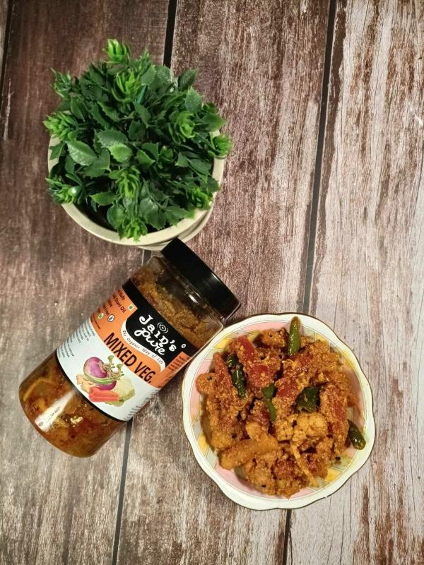 Jain Agro Food Traditional Regular and sweet Mixed Veg Achar Pickle ...