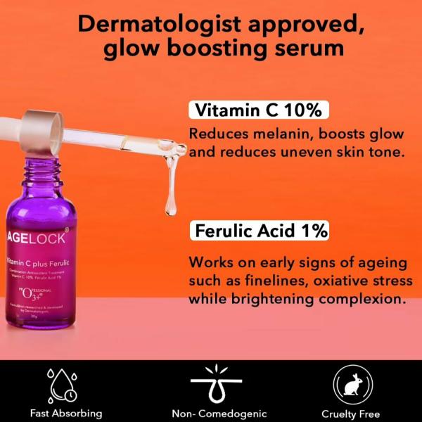 O3+ Age Lock Vitamin C Plus Ferulic Serum - JioMart