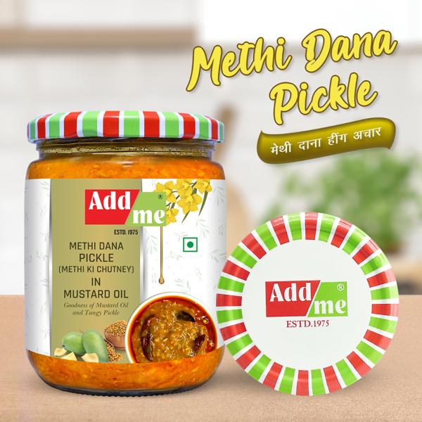 Add me Hing Methi Pickle 500G Mango Pickles methiya Dana heeng ka North ...