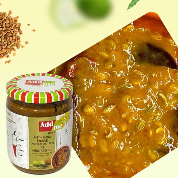 Add me Hing Methi Pickle 500G Mango Pickles methiya Dana heeng ka North ...