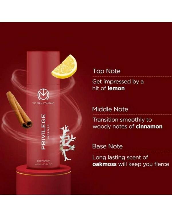 The Man Company Privilege Intense Deodorant Gift for Men | Premium Body ...