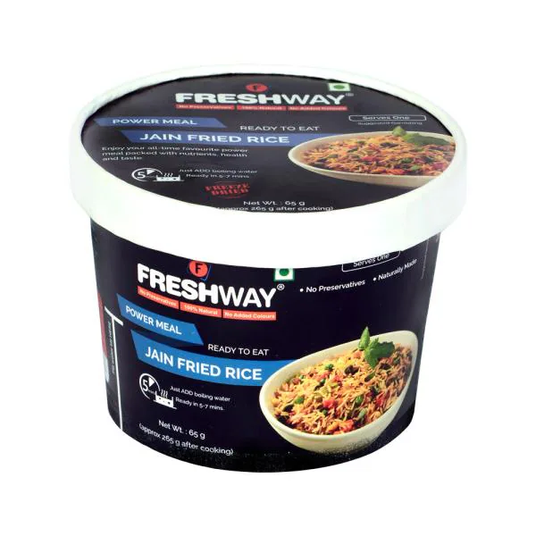 Freshway Ready to Eat Combo Pack of 4 - Jain Fried Rice, Tawa Masala ...