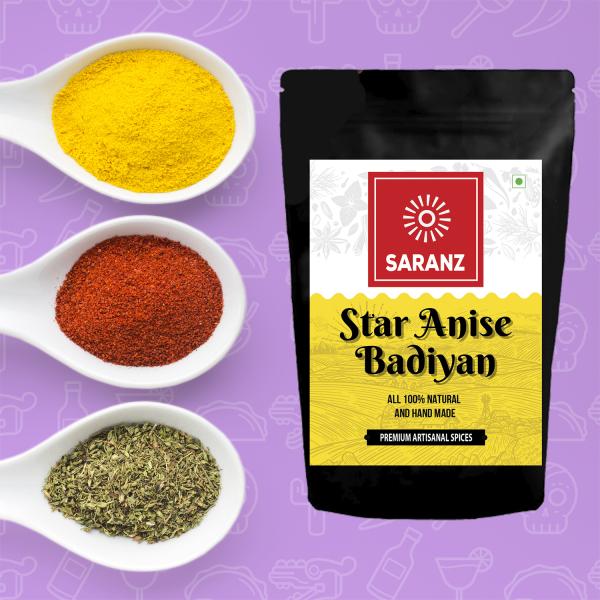 SARANZ Star Anise / Badiyan Spices 100 g - JioMart