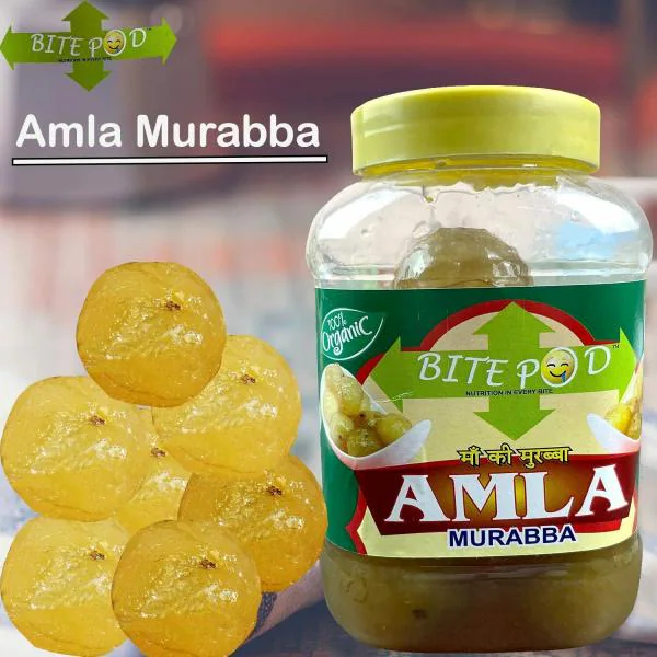 BITEPOD Dry Amla Murabba Gooseberry Premium Murabba Jar ||Ghar Ka Murabba ||Mouth-Watering ...