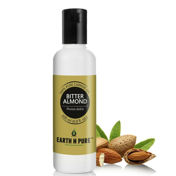 Earth N Pure Bitter Almond Oil (Badam Oil)|100% Cold-Pressed, Natural ...