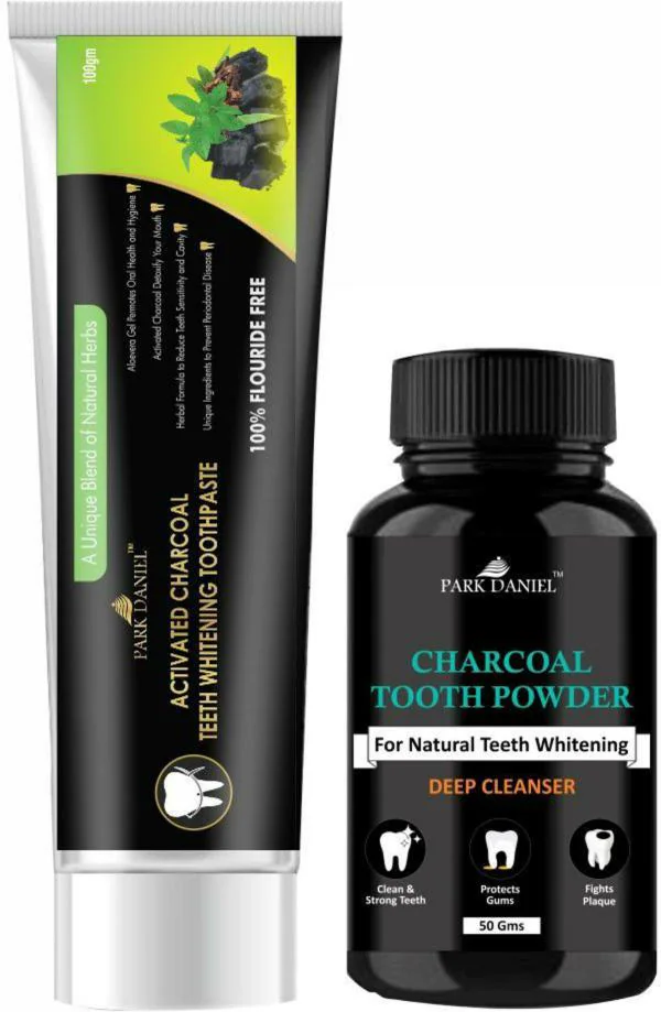 Park Daniel Activated Charcoal Teeth Whitening Toothpaste, 100Gm And ...