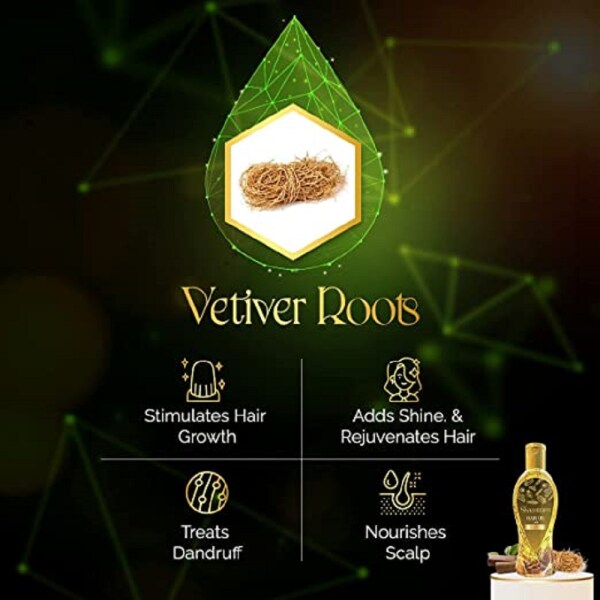 Shaastram Sandalwood & Vetiver Hair Oil, 200ml - JioMart