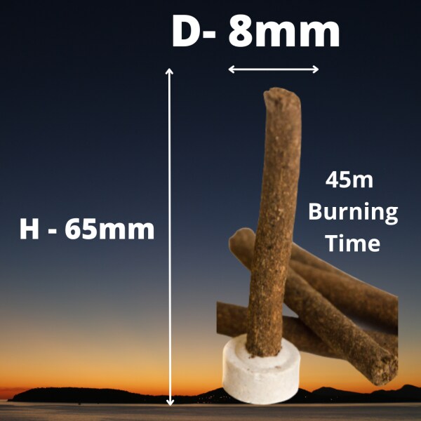 Surbhi Utpad Keshavam Dhoopam Cow Dung Dhoop Batti (Pack of 70 Sticks ...