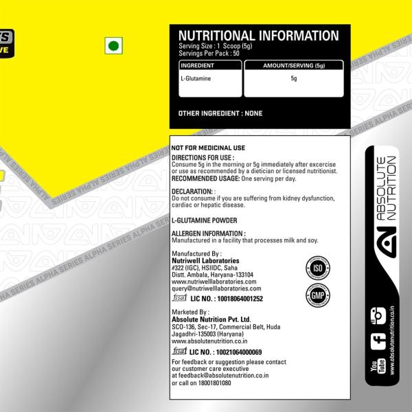 ABSOLUTE NUTRITION Alpha Series Exclusive EAA (Essential Amino Acids ...