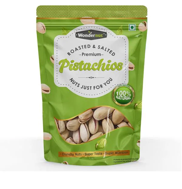 Wondernut Premium Healthy Pistachios 500gm Pack - JioMart