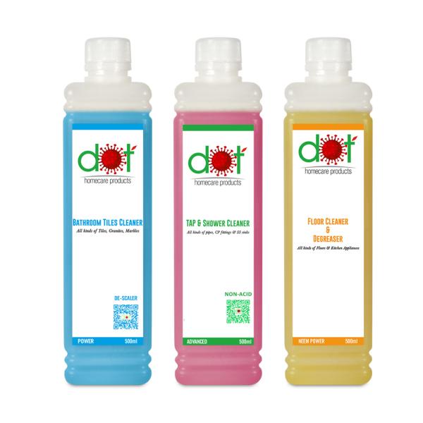 DOT Bathroom Tiles Cleaner, Tap and Shower Cleaner, Floor Cleaner ...