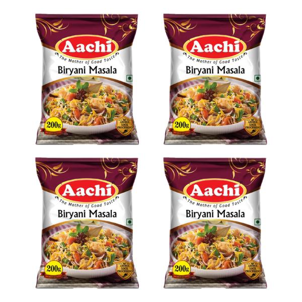 Aachi Biryani Masala 800G (200Gx4) - JioMart