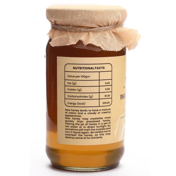 Pahadi Amrut Wildflower Honey with Wooden Honey Dipper | Raw Himalayan Wild Honey | 100% Raw and ...