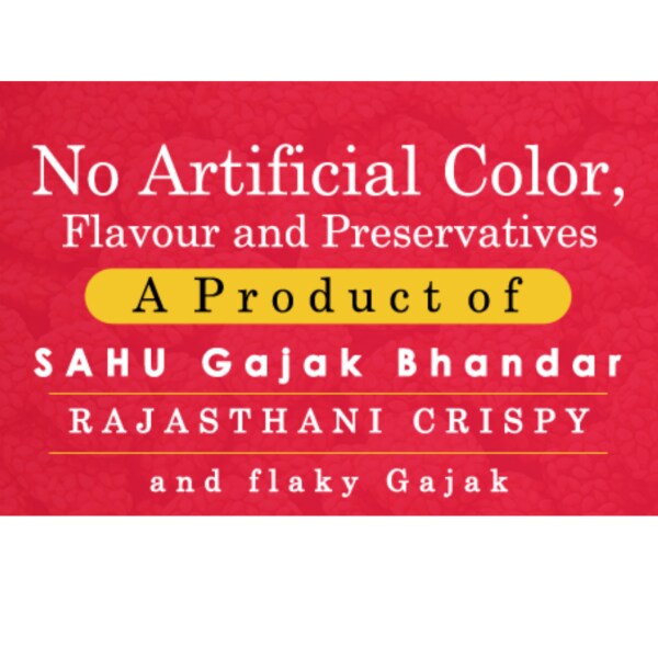 SAHU GAJAK BHANDAR Gur ki Rewari 3750g (Pack of 5 Each 750g) Revdi ...