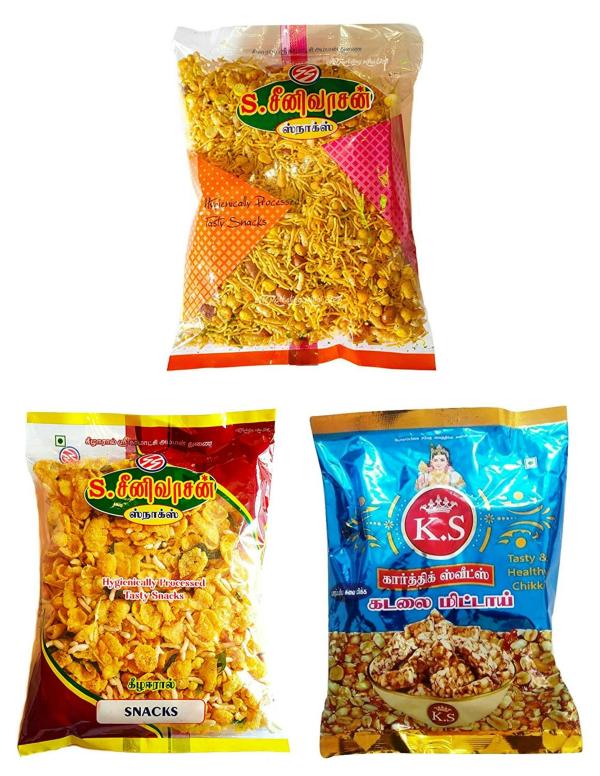 S. Seenivasan Mittai Kadai Mixture, Special Corn Mixture, Kadalai ...