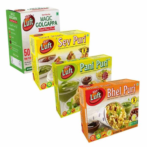 Wah Luft Instant And Delicious Chaat Special Bhel Puri Kit 500 gm ...